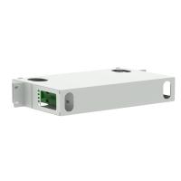 China 24 Port LC Fiber Optic Patch Panel 70x482x255mm 19 Inch Rack Mount Gray for sale