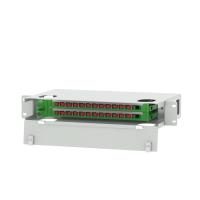 China 24 Port FC Fiber Optic Patch Panel 19 Inch Rack Mount 70x482x255mm ODF for sale