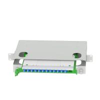 China Affordable GRAY LC Type 12 Ports Fiber Optic Distribution Patchpanel for Data Center for sale