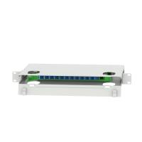 China Affordable GRAY LC Type 12 Ports Fiber Optic Distribution Patchpanel for Data Center for sale