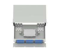 China Data Center LC Type 192 Ports Optic Fiber Distribution Patchpanel Fiber Optic Equipment WHITE for sale