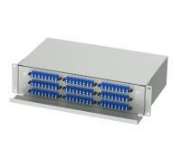 China 144 Port Fiber Optic Distribution Frame 19 Inch Rack Mount ODF 72 Port Capacity for sale