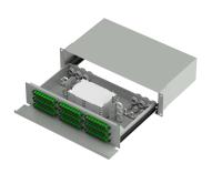 China 19 Inch 72 Port SC Fiber Optic Patch Panel ODF for FTTH Data Center Network for sale