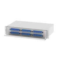 China 5 LC Type 2U 96 Port Optic Fiber Distribution Patchpanel for FTTX Connector Type LC for sale