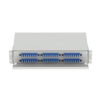 China 5 LC Type 2U 96 Port Optic Fiber Distribution Patchpanel for FTTX Connector Type LC for sale