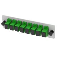 China Black 48-Port SC Type 2U Fiber Distribution Patchpanel for Data Center Applications for sale