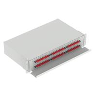 China Data Center Optic Fiber Distribution Patchpanel 48 Ports Equipment with 5 Period for sale