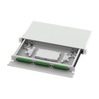 China SC Type 1U 24 Port Optic Fiber Distribution Patchpanel for FTTX White and ' Choice for sale