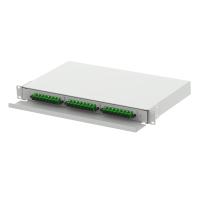 China SC Type 1U 24 Port Optic Fiber Distribution Patchpanel for FTTX White and ' Choice for sale