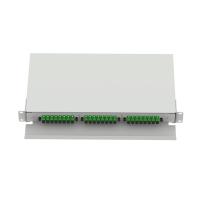China SC Type 1U 24 Port Optic Fiber Distribution Patchpanel for FTTX White and ' Choice for sale
