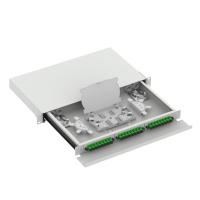 China SC Type 1U 24 Port Optic Fiber Distribution Patchpanel for FTTX White and ' Choice for sale