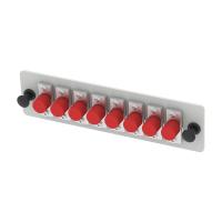 China 24 Port FC Fiber Optic Patch Panel 1U 19 Inch Rack Mount for Data Center FTTX for sale