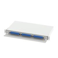China 5 LC Type 1U 48 Port Optic Fiber Distribution Patchpanel for FTTX LC Connector Type for sale
