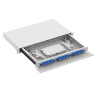 China 5 LC Type 1U 48 Port Optic Fiber Distribution Patchpanel for FTTX LC Connector Type for sale
