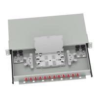 China FC Type Fiber Optic Distribution Patch Panel 19 Inch 1U 24 Ports for Data Center ODN for sale