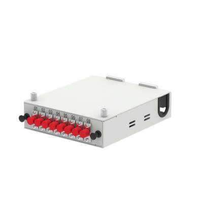 China FC UPC 8 Cores Fiber Optic FTTH Terminal Box Wall Mount 136x118x34mm for ODN for sale