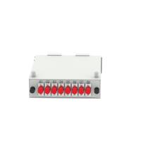 China FC UPC 8 Cores Fiber Optic FTTH Terminal Box Wall Mount 136x118x34mm for ODN for sale
