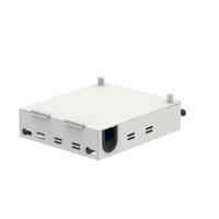 China FC UPC 8 Cores Fiber Optic FTTH Terminal Box Wall Mount 136x118x34mm for ODN for sale