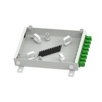 China 8 Cores Fiber Optic Terminal Box Cold Rolled Steel Wall Mount FTTH Distribution 180x130x36mm for sale