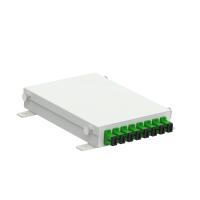 China 8 Cores Fiber Optic Terminal Box Wall Mount SC APC ODN Network 180x130x36mm for sale
