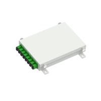 China 8 Cores Fiber Optic Terminal Box Wall Mount SC APC ODN Network 180x130x36mm for sale