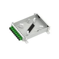 China 8 Cores Fiber Optic Terminal Box Wall Mount SC APC ODN Network 180x130x36mm for sale
