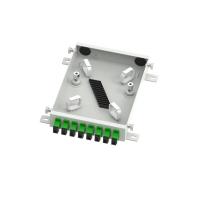 China 8 Cores Fiber Optic Terminal Box Wall Mount SC APC ODN Network 180x130x36mm for sale
