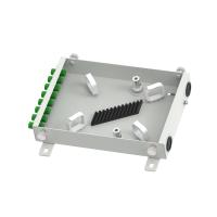 China 8 Cores Aluminum FTTH Terminal Box 180x130x36mm for Fiber Optic Network Distribution for sale