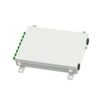 China 8 Cores Aluminum FTTH Terminal Box 180x130x36mm for Fiber Optic Network Distribution for sale