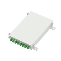 China 8 Cores Aluminum FTTH Terminal Box 180x130x36mm for Fiber Optic Network Distribution for sale