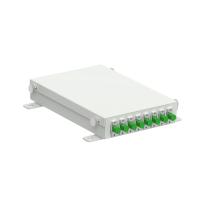 China 8 Cores Aluminum FTTH Terminal Box 180x130x36mm for Fiber Optic Network Distribution for sale