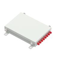 China 8 Cores Fiber Optic FTTH Terminal Box Wall Mountable SC LC Adapter ODN Network for sale