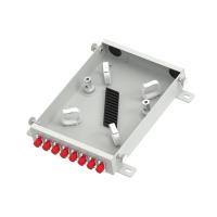 China 8 Cores Fiber Optic FTTH Terminal Box Wall Mountable SC LC Adapter ODN Network for sale