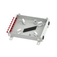 China 8 Cores Fiber Optic FTTH Terminal Box Wall Mountable SC LC Adapter ODN Network for sale