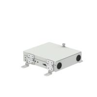 China RAL 7035 4 Cores LC UPC Fiber Optic Terminal Box Wall Mount FTTX 136x118x34mm for sale