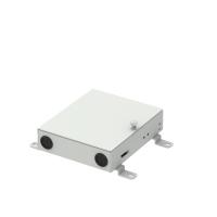 China RAL 7035 4 Cores LC UPC Fiber Optic Terminal Box Wall Mount FTTX 136x118x34mm for sale