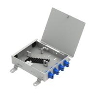 China ODN Network FTTH Fiber Optic Distribution Box with 4 Cores LC APC Type for sale
