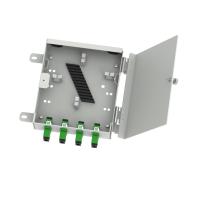 China ODN Network SC APC Type 4 Cores Fiber Optic FTTH Terminal Box for FTTX Distribution for sale