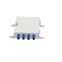 China SC UPC Type 4 Cores Fiber Optic FTTH Terminal Box for Network FTTH Infrastructure for sale