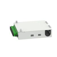 China Cold Rolled Steel 8 Cores SC APC Fiber Optic FTTH Terminal Box Wall Mount 180x130x36mm for sale