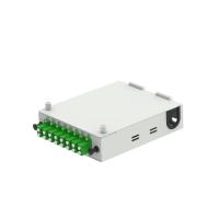 China Aluminum FTTH Termination Box 4-12 Ports Wall Mountable for Fiber Optic Network Distribution for sale