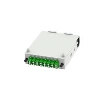 China Aluminum FTTH Termination Box 4-12 Ports Wall Mountable for Fiber Optic Network Distribution for sale