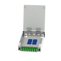 China Aluminum FTTH Termination Box 4-12 Ports Wall Mountable for Fiber Optic Network Distribution for sale