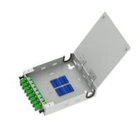 China Aluminum FTTH Termination Box 4-12 Ports Wall Mountable for Fiber Optic Network Distribution for sale