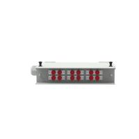 China 12 Cores FC UPC Fiber Optic Distribution Box Wall Mountable for FTTH FTTX Networks for sale