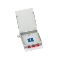 China 12 Cores FC UPC Fiber Optic Distribution Box Wall Mountable for FTTH FTTX Networks for sale