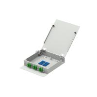China Cold Rolled Steel 12 Cores FC APC Fiber Optic FTTH Terminal Box for ODN Network for sale
