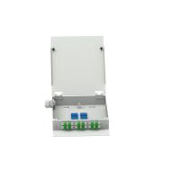 China Cold Rolled Steel 12 Cores FC APC Fiber Optic FTTH Terminal Box for ODN Network for sale