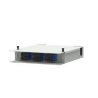 China 12 Cores SC UPC Fiber Optic Terminal Box Wall Mount Cold Rolled Steel FTTX for sale