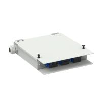 China 12 Cores SC UPC Fiber Optic Terminal Box Wall Mount Cold Rolled Steel FTTX for sale